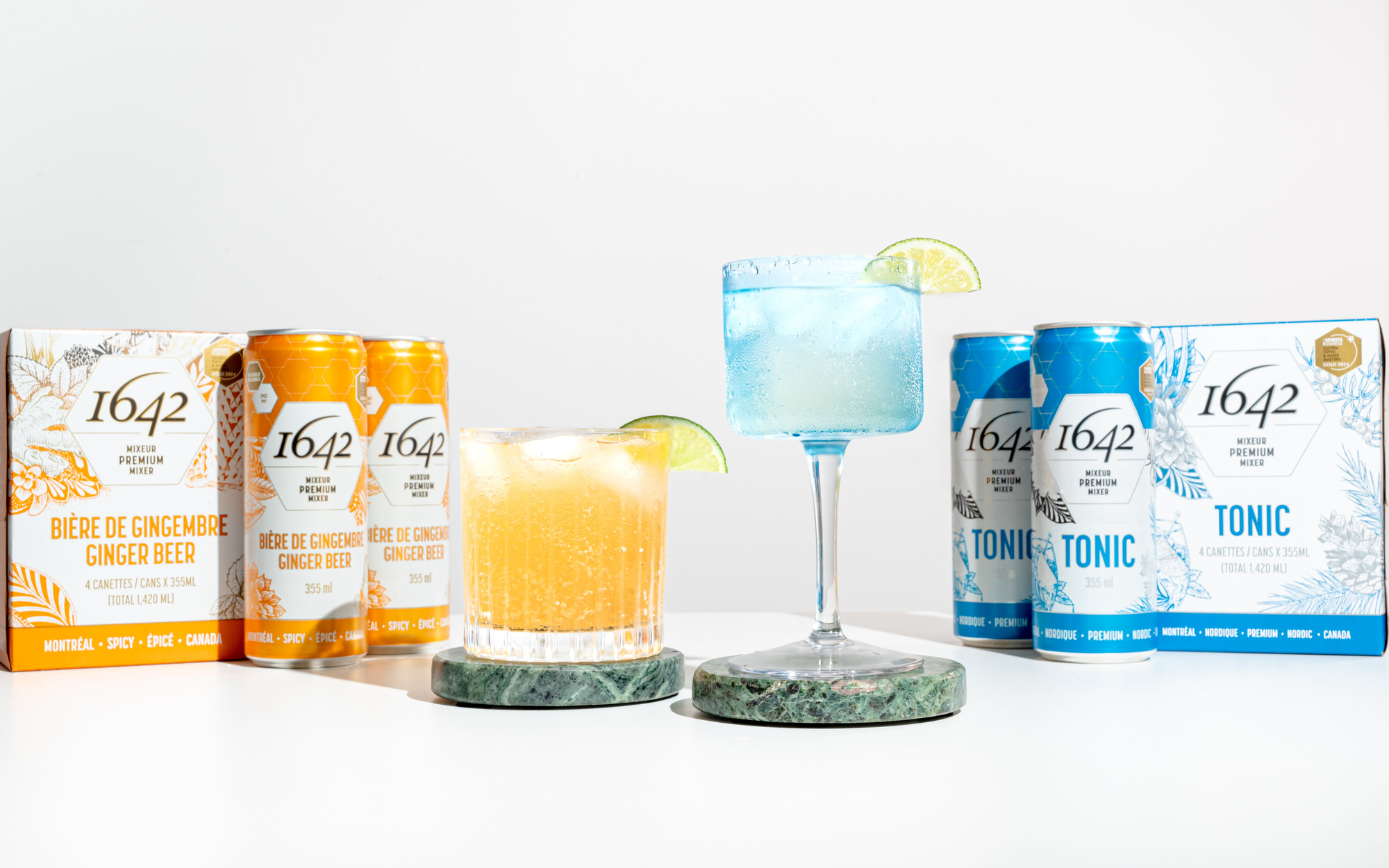 Canettes 24x 355ml – 1642 Tonics et Mixeurs